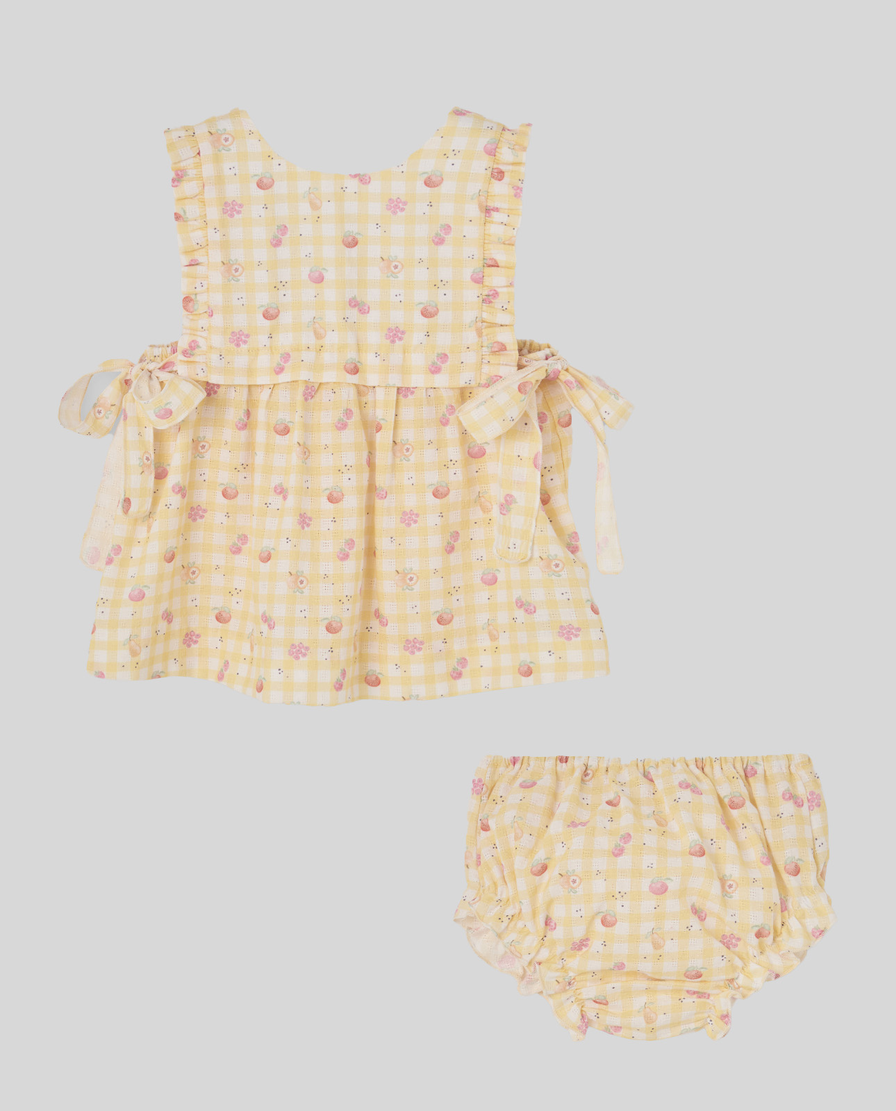 Jesusito Amarillo Fresas Paz Rodriguez - Pato y Pata Moda Infantil y bebé
